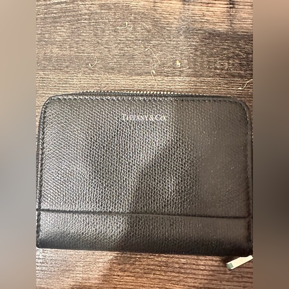 Tiffany & Co. | Bags | Tiffany Co Black Textured Coin Purse | Poshmark